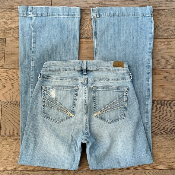 Ariat | Jeans | Ariat Denim High Rise Distressed Slim Trouser Jeans ...